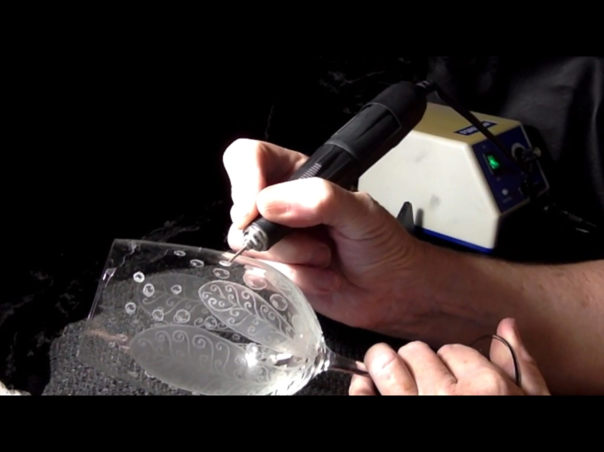 Glass Engraving For Beginners | Art with Tracy Anne Wilkinson