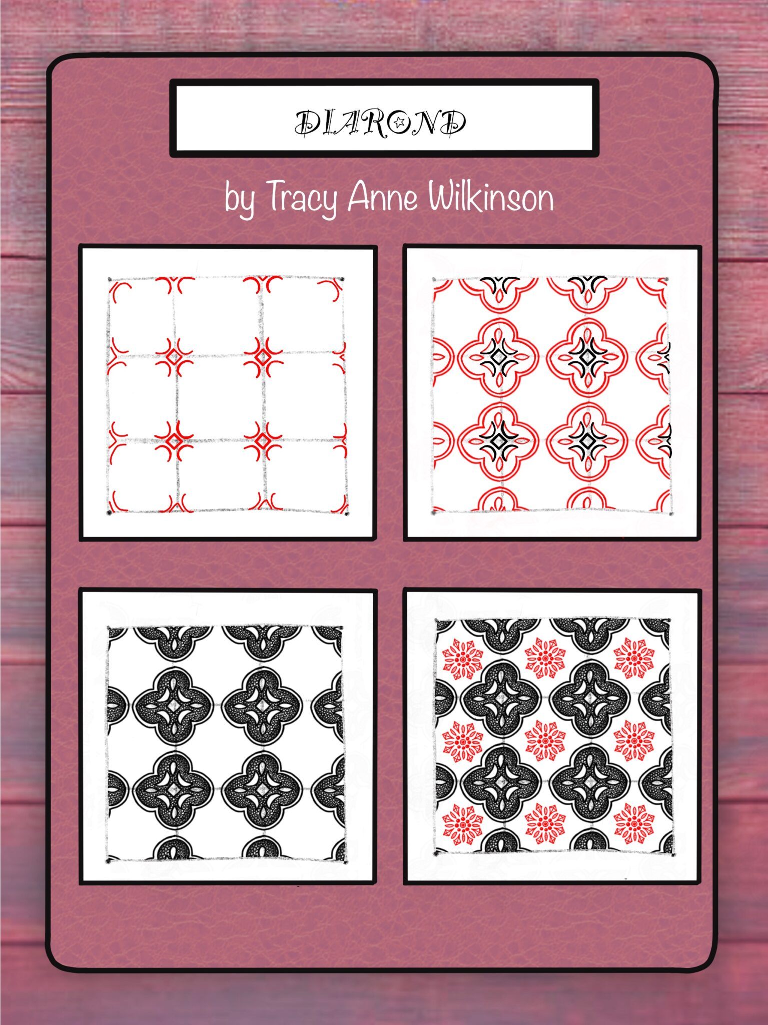 Tangle Step outs | Art with Tracy Anne Wilkinson