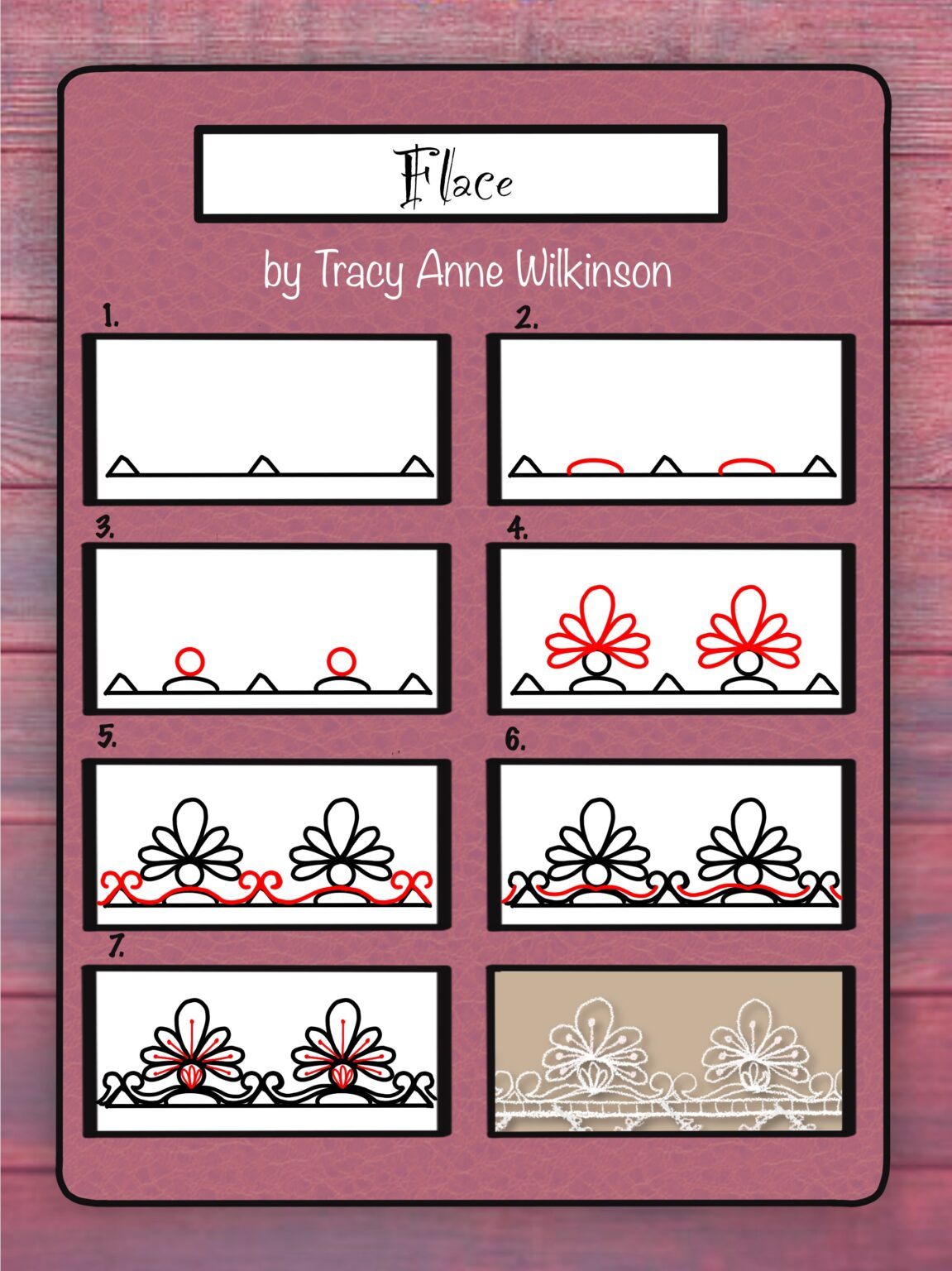 Tangle Step outs | Art with Tracy Anne Wilkinson